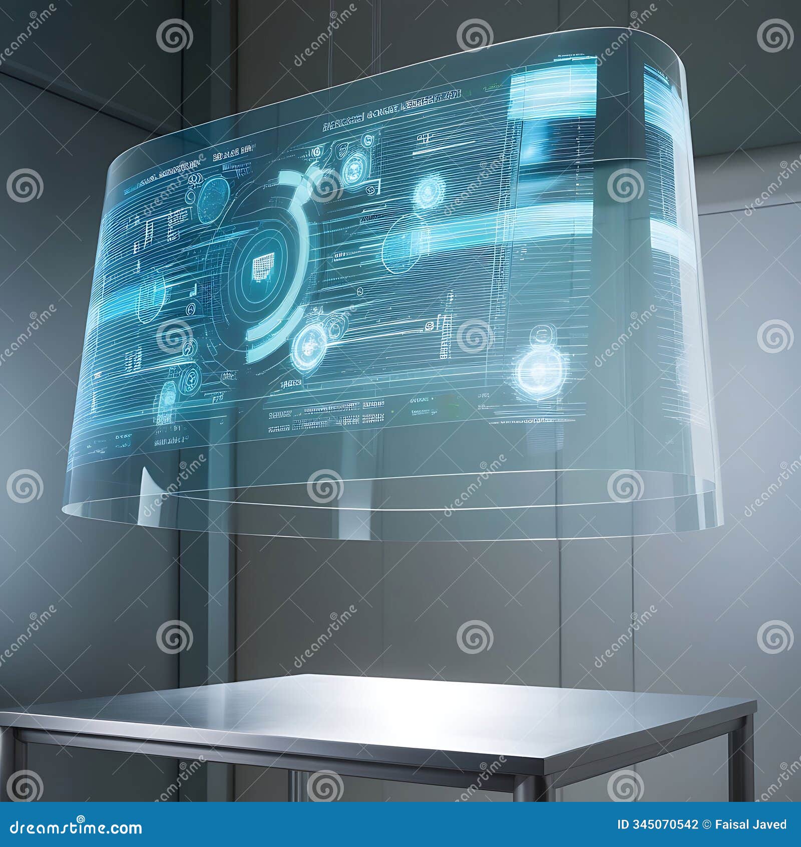 Flexible Oled Display Showing Abstract Colorful Background Cartoon ...