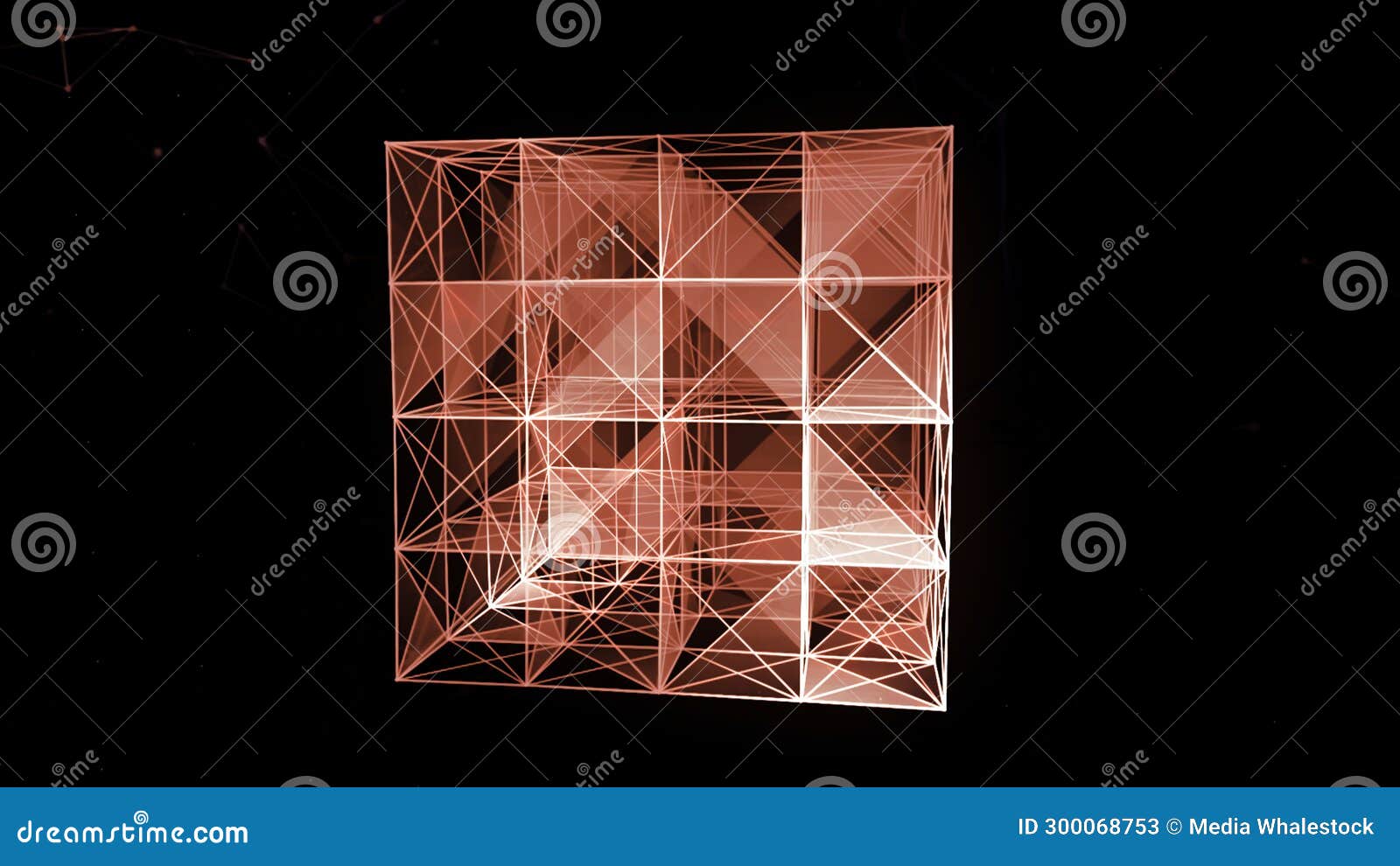 Transparent Geometric Shape.Motion Stock Image - Image of black, media ...