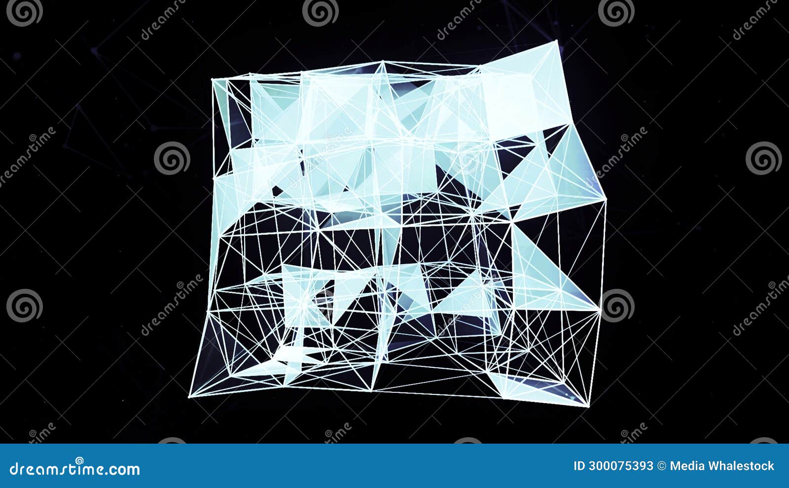Transparent Geometric Shape.Motion Stock Illustration - Illustration of ...