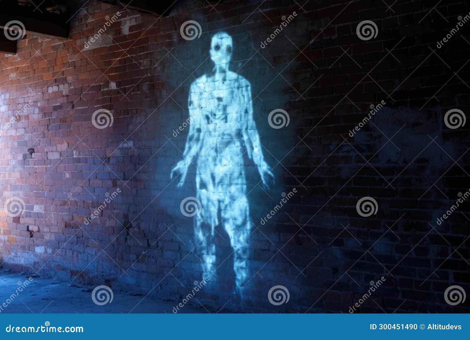 Transparent Ghost Or Sand Crab With Pale Color Body Is In Front Of Its ...