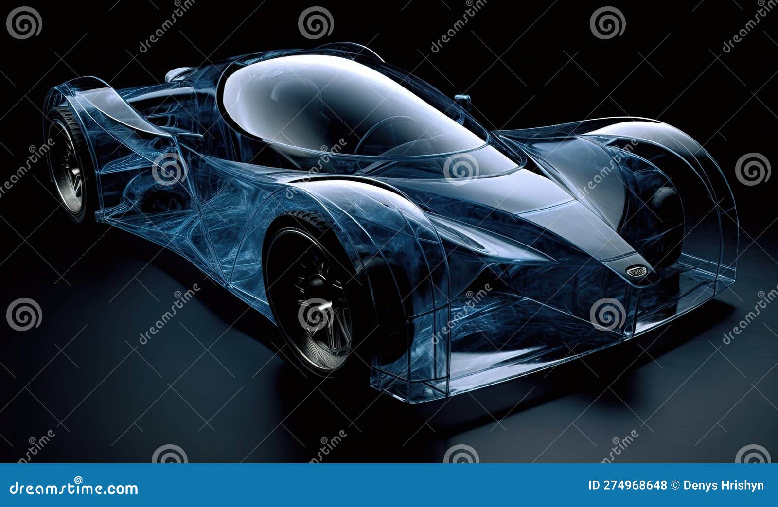 Transparent Glass Car Boasts Sleek Modern Appearance Creating Using ...