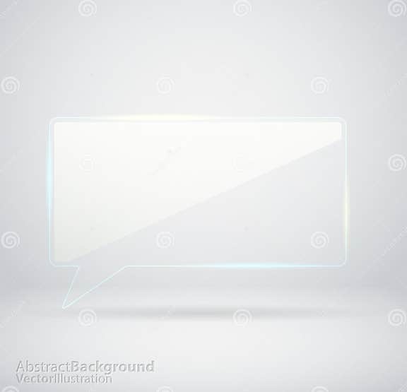 Transparent Glass chat stock vector. Illustration of green - 24591095