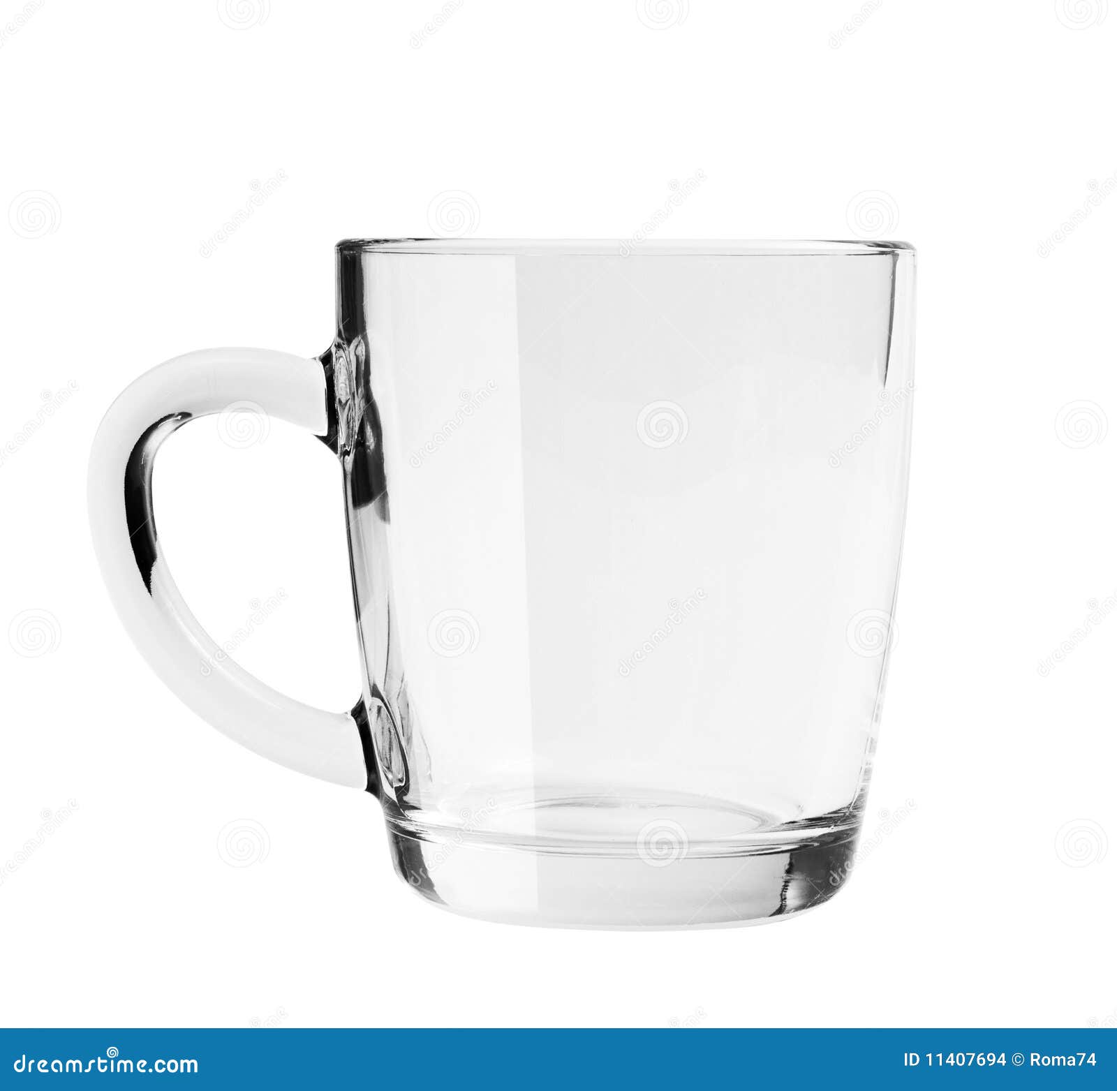 Transparent glass cup stock photo. Image of purity, reflection - 11407694