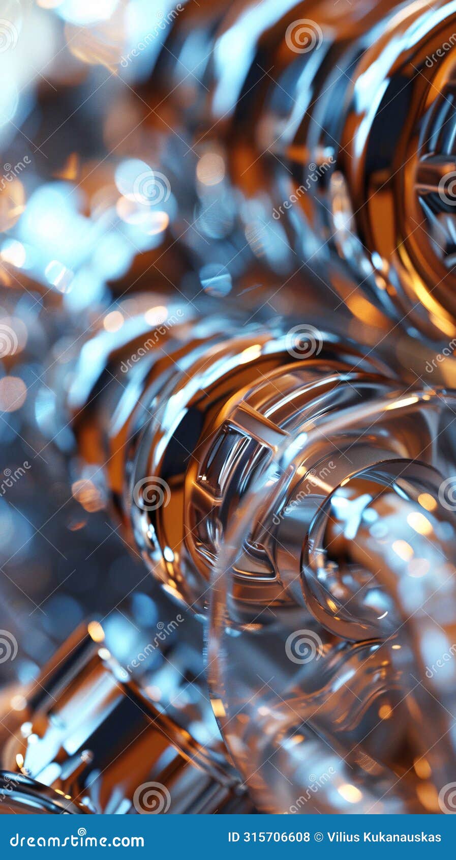 Transparent Glass Engine Visualization Glass-Constructed Automobile ...