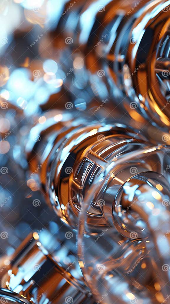 Transparent Glass Engine Visualization Glass-Constructed Automobile Engine Display Stock ...