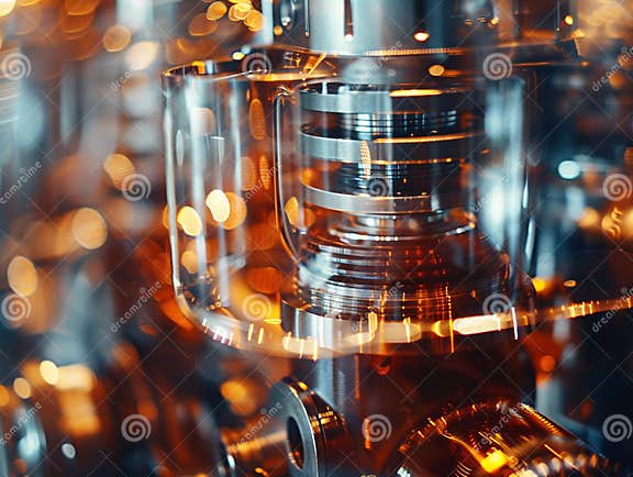 Transparent Glass Engine Visualization Glass-Constructed Automobile ...