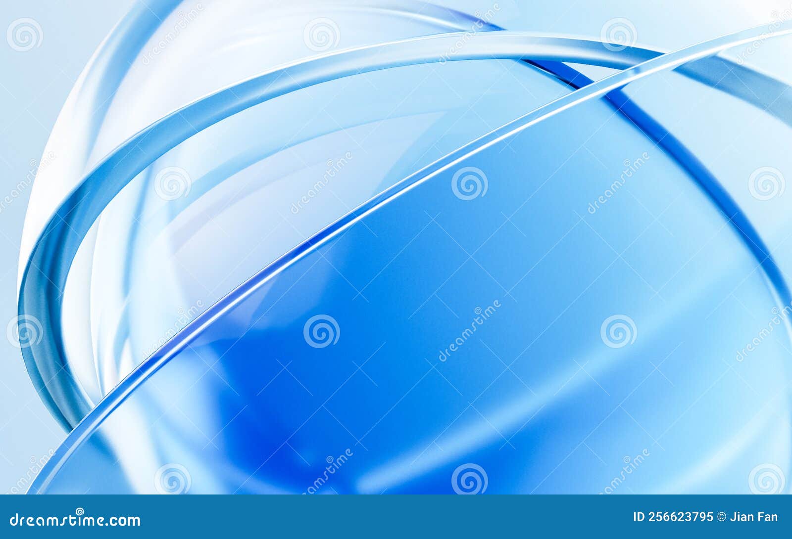 Transparent Glass with Gradient Colors, 3d Rendering Stock Illustration ...