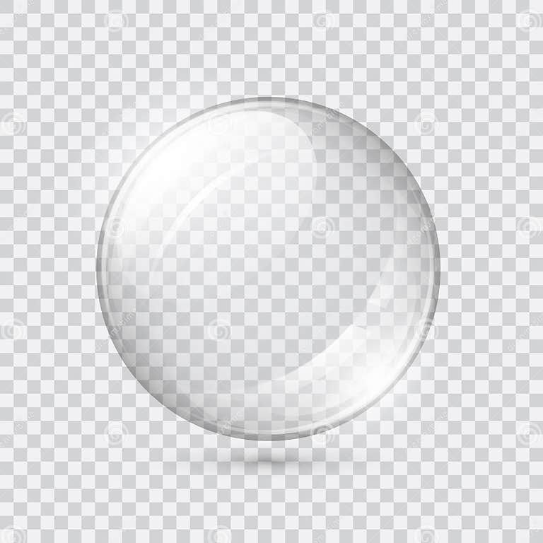Transparent glass sphere stock vector. Illustration of marbles - 93164102