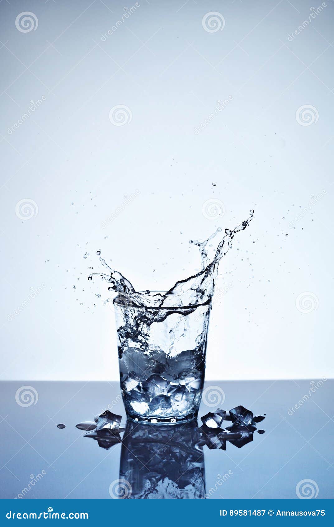 Transparent Glass of Vault and Ice Stock Image - Image of cool, party ...