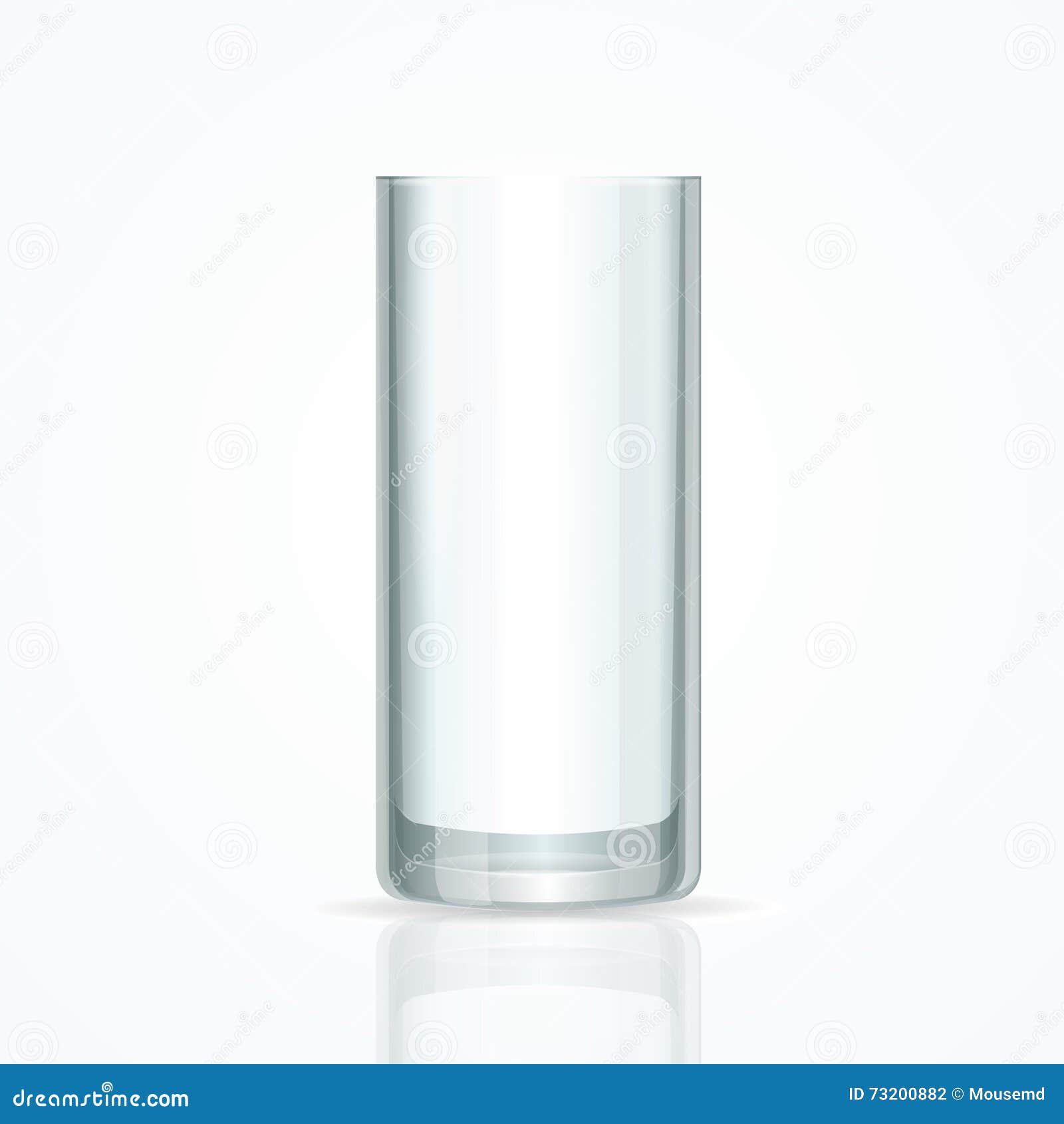Transparent Glass. Vector stock vector. Illustration of empty - 73200882