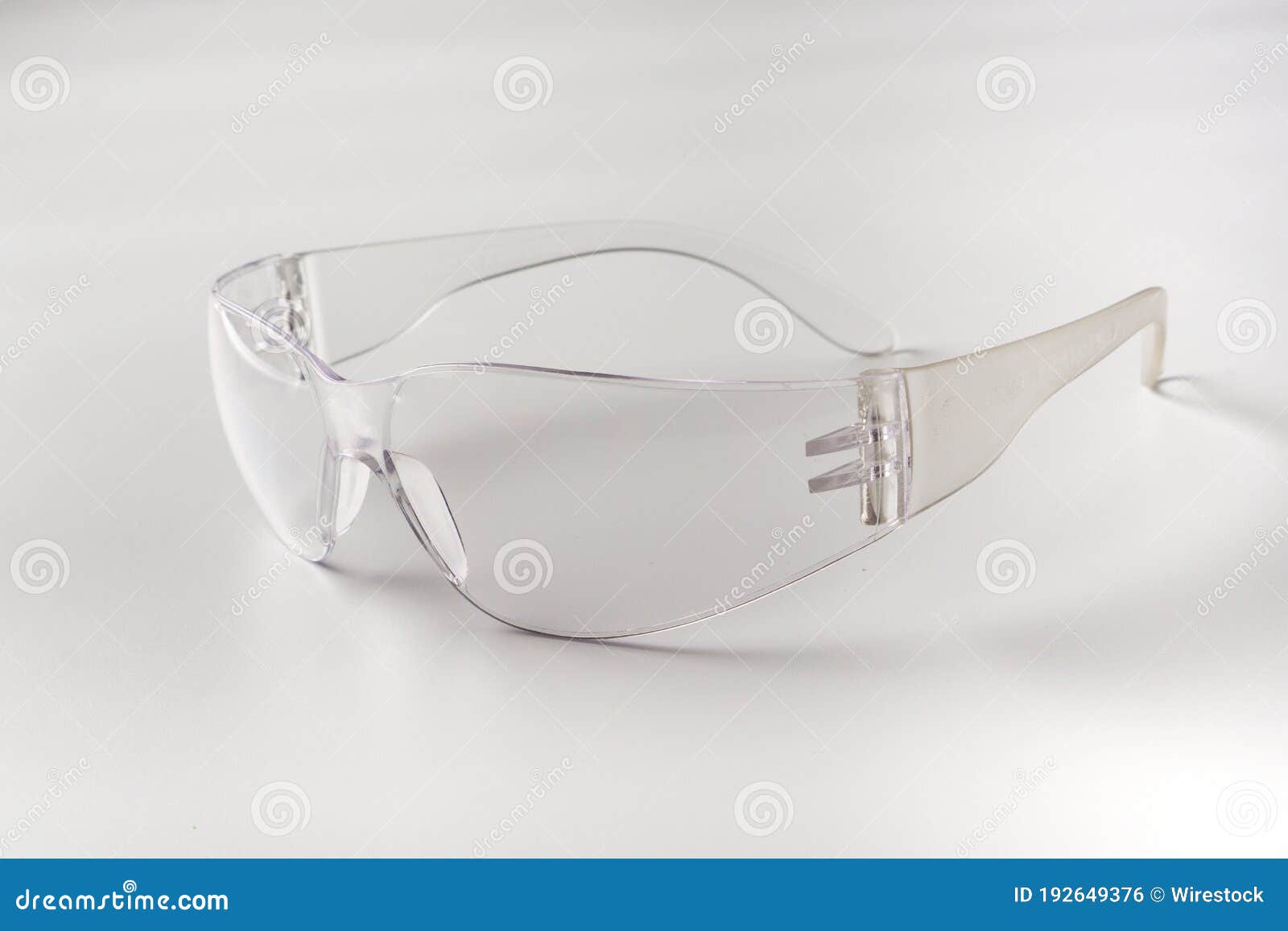Transparent Glasses for Laboratory Purposes Isolated on White ...
