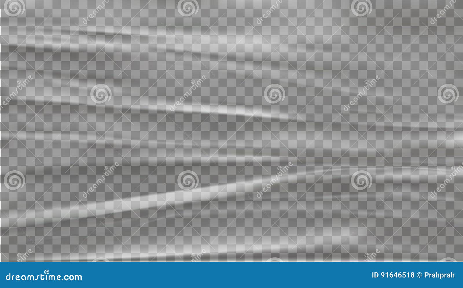 Transparent Polyethylene Plastic Warp Stock Illustration - Illustration ...