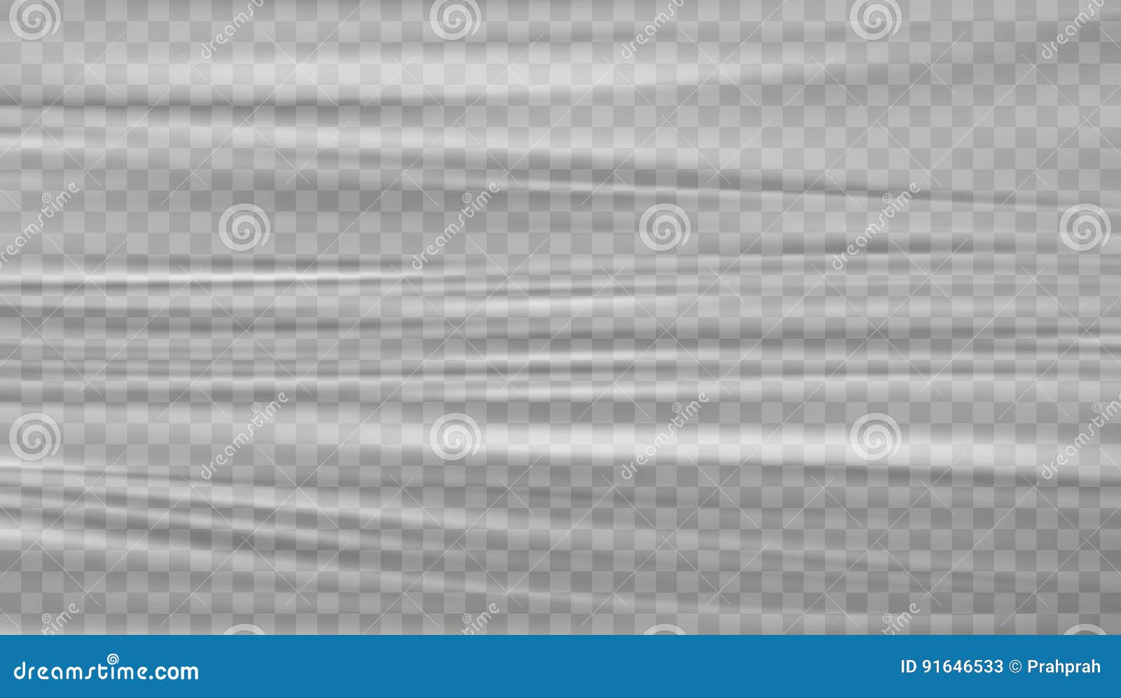 Transparent Polyethylene Plastic Warp Stock Illustration - Illustration ...