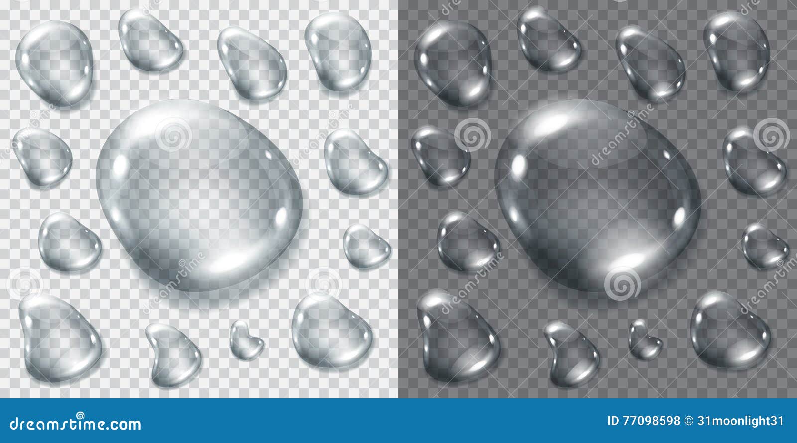 Transparent Gray Drops Stock Illustrations – 958 Transparent Gray Drops ...