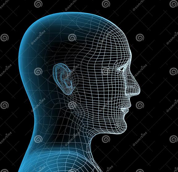 Transparent Head of the Person Stock Illustration - Illustration of ...