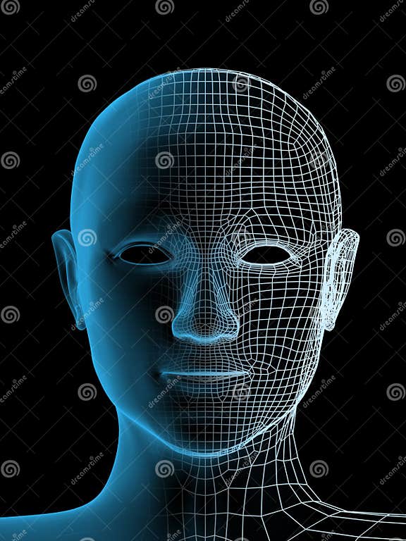 Transparent Head of the Person Stock Illustration - Illustration of ...