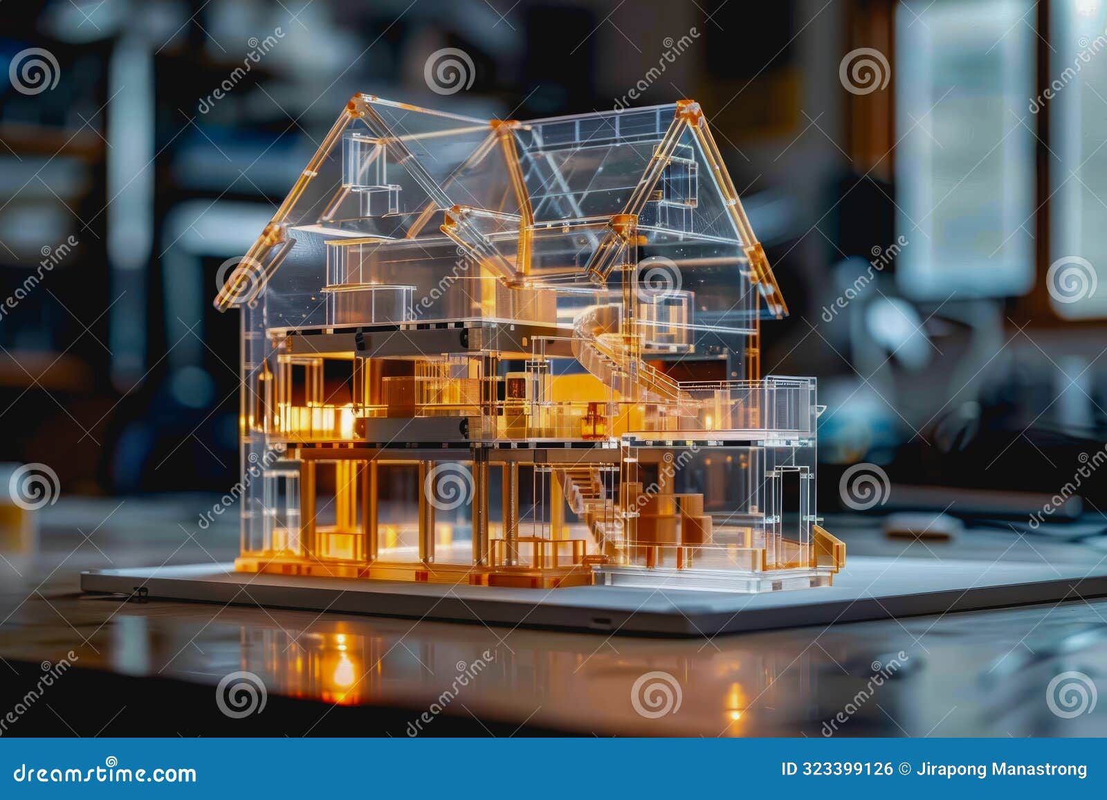 Transparent House Model Architectures Crafted Using Cutting Edge 3D ...