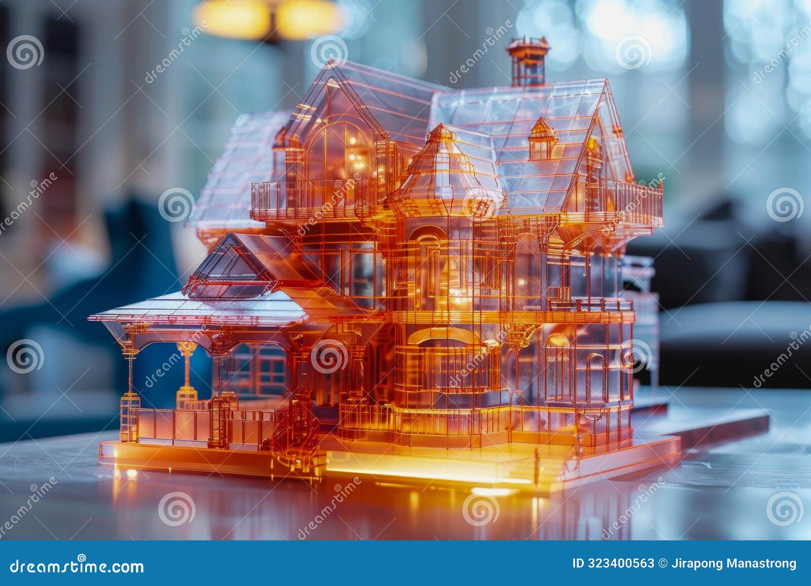 Transparent House Model Architectures Crafted Using Cutting Edge 3D ...