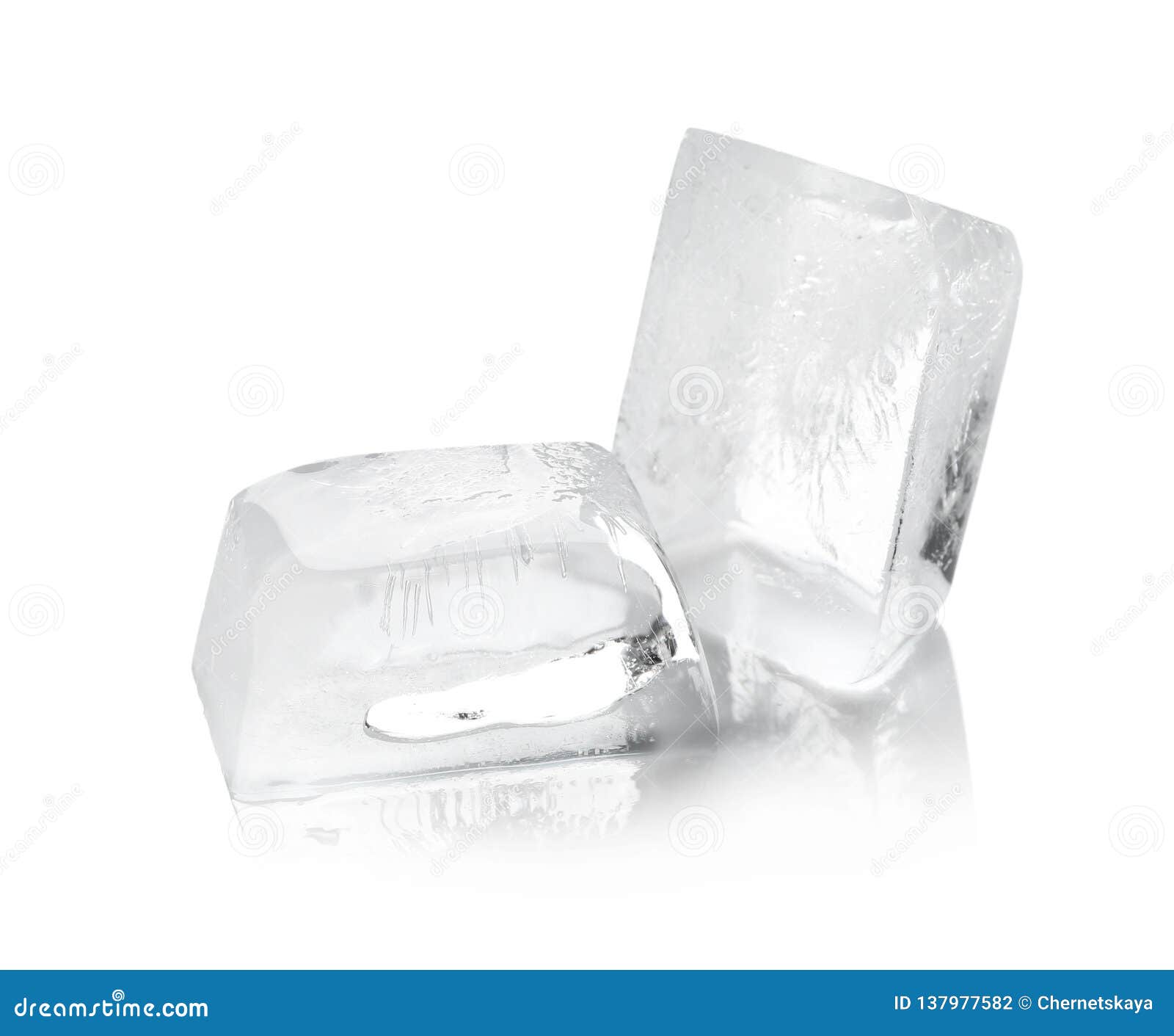 Transparent Ice Cubes Melting Stock Photo - Image of crystal, cubes ...