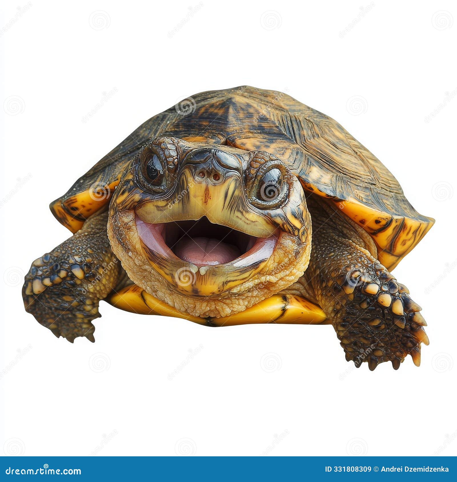 Transparent Image of the Upper Body of a Turtle Stock Image - Image of ...