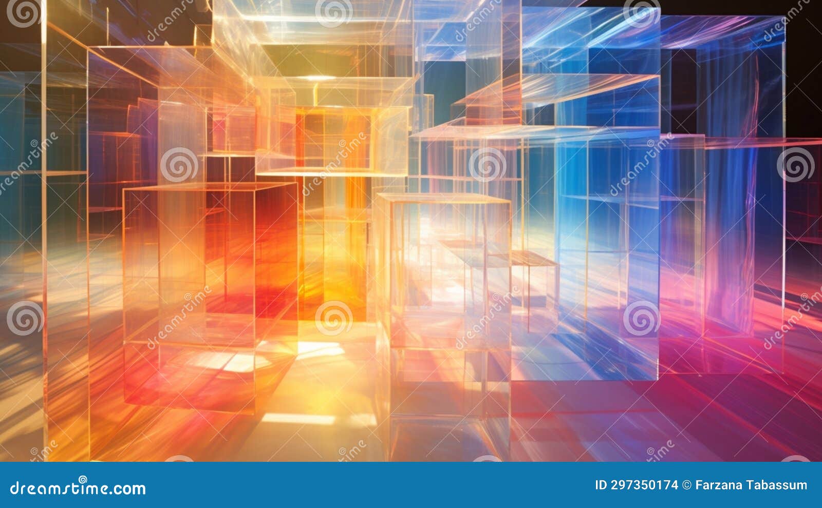 Transparent Layers of Light Intersecting, HD ABSTRACT BACKGROUND ...
