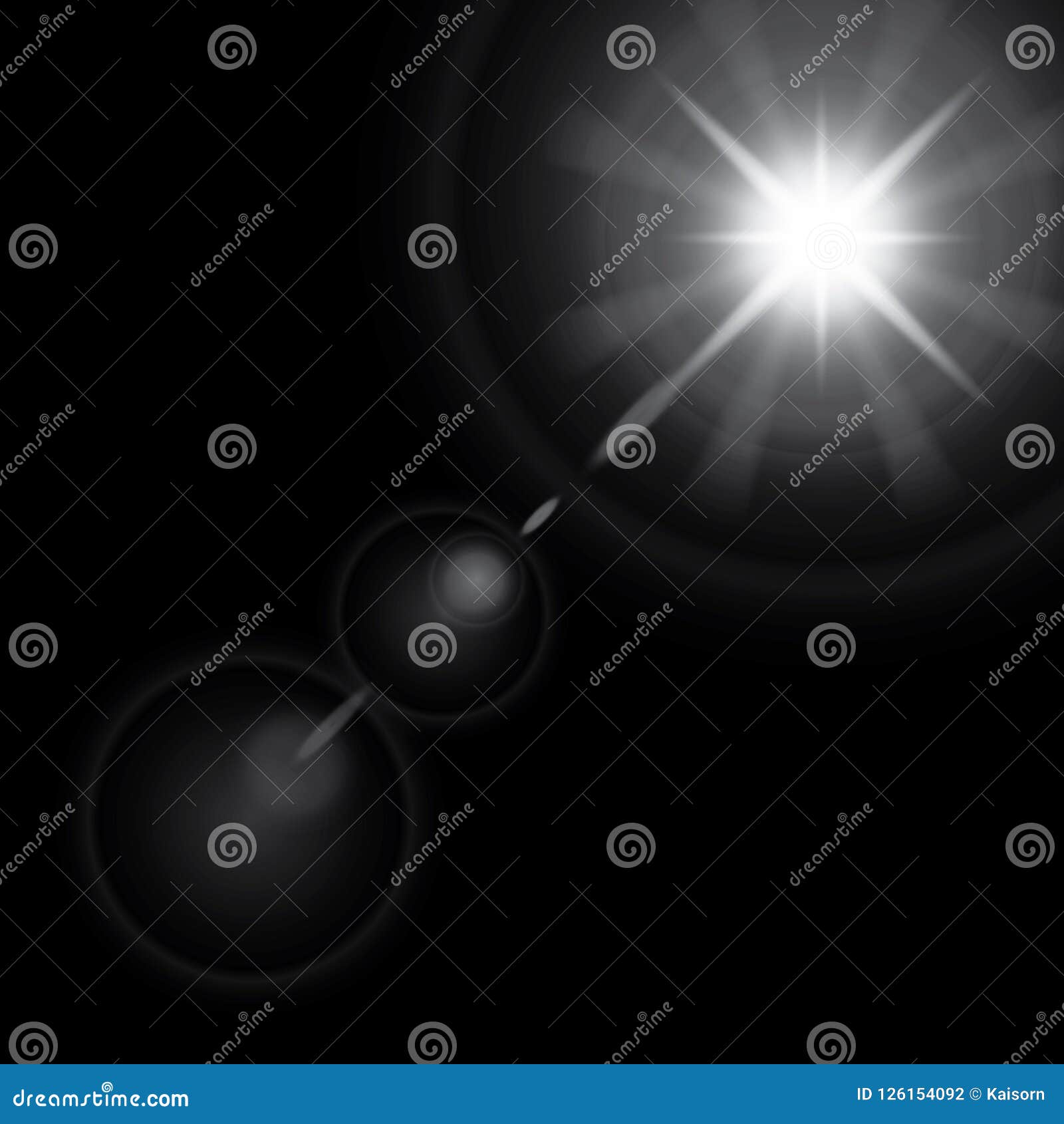 Transparent Lens Flares Glow Light Effect. Star Burst with Spark Stock ...