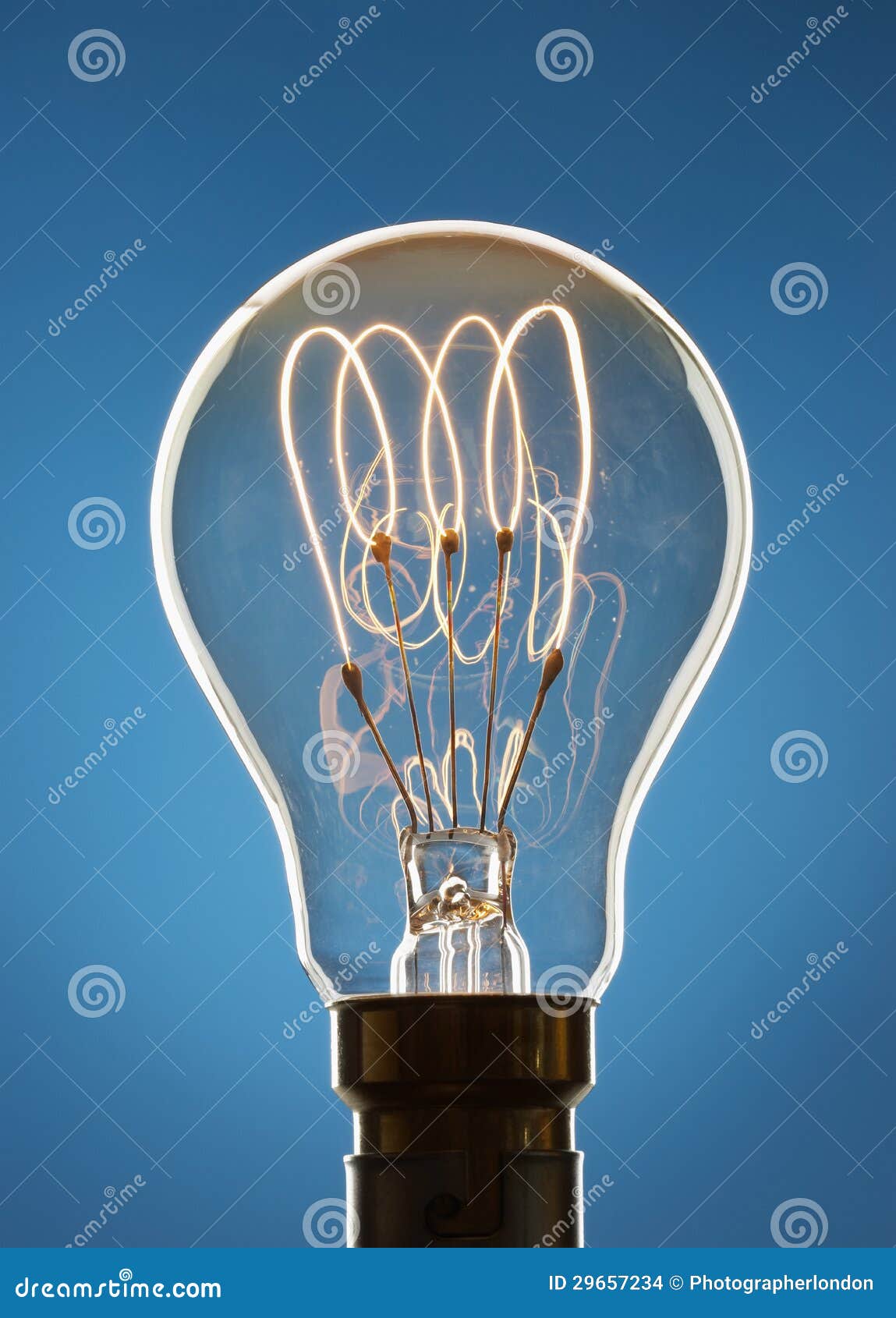 Transparent Light Bulb stock photo. Image of glass, studio - 29657234