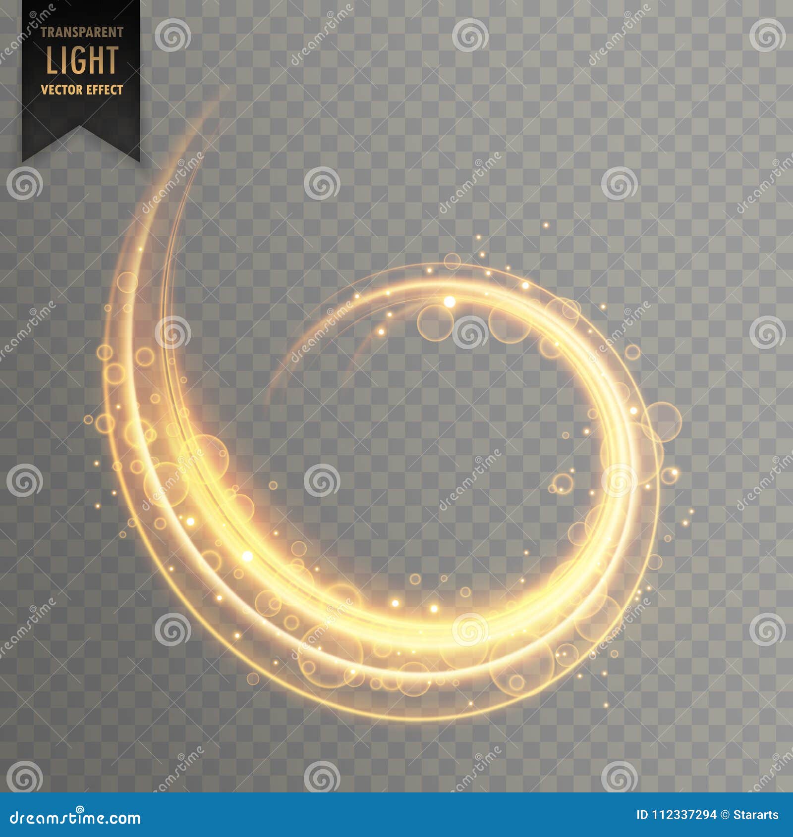 Transparent Light Effect Vector Element Stock Vector - Illustration of ...