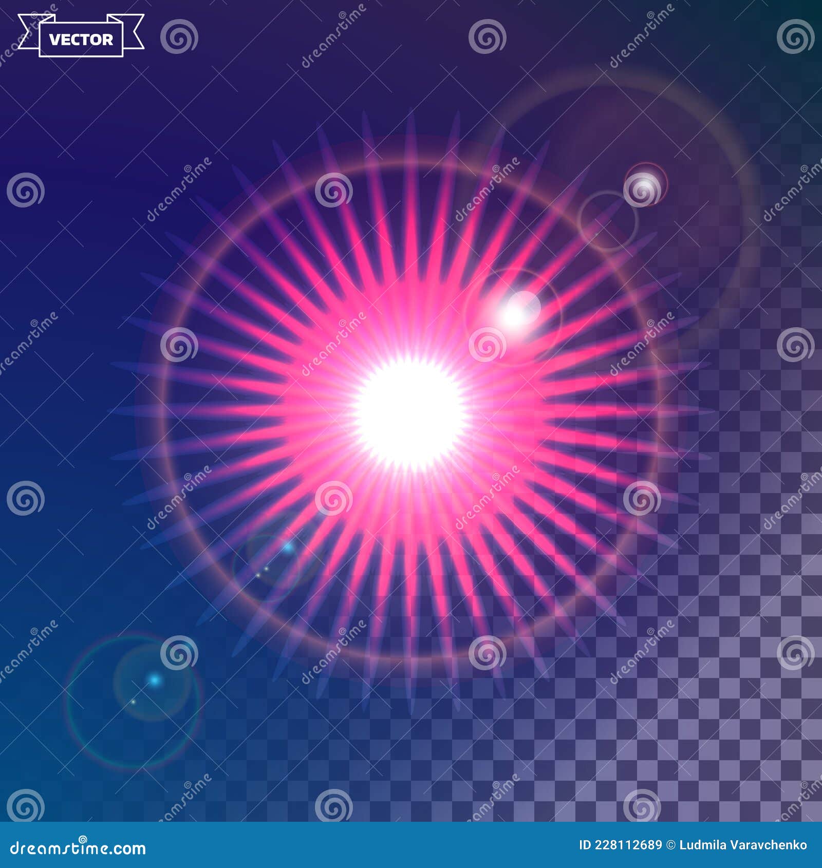 Transparent Light Effect. Vector Illustration Stock Vector ...