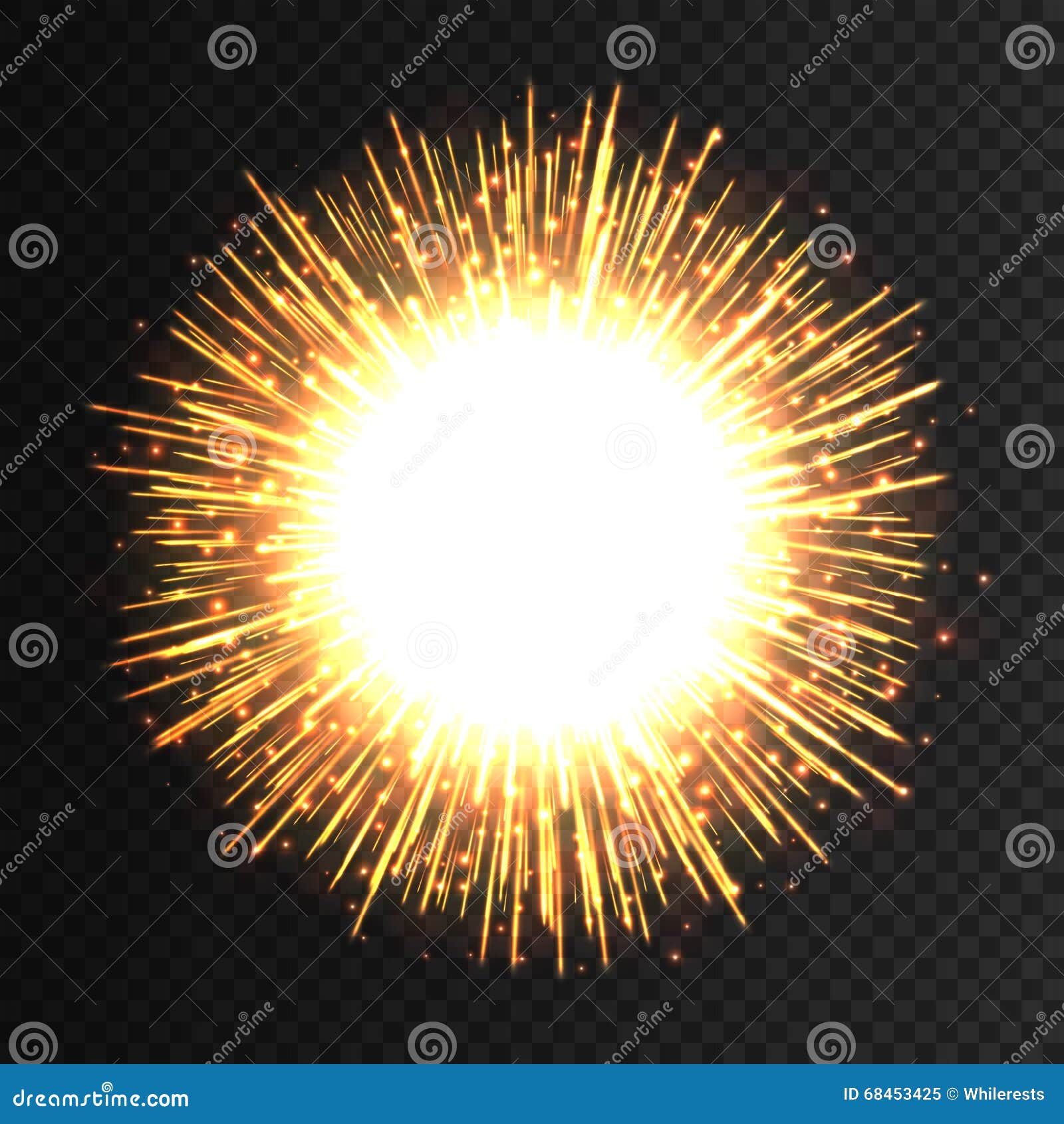 Star Fire Bomb Sparks Light Vector Stock Illustrations – 29 Star Fire ...