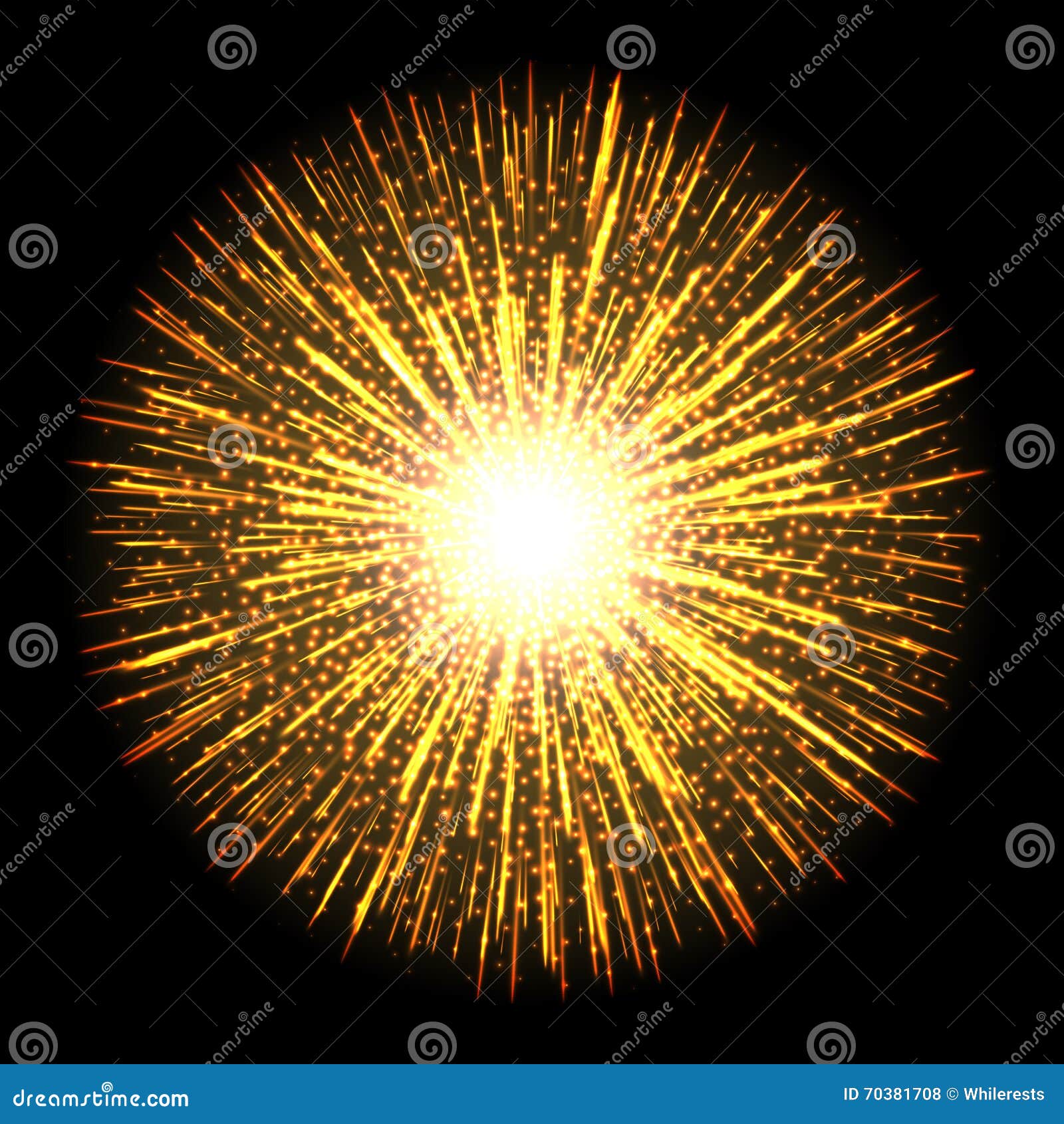 Transparent Light Flare Firework Effect. Isolated Sparks for Insert ...