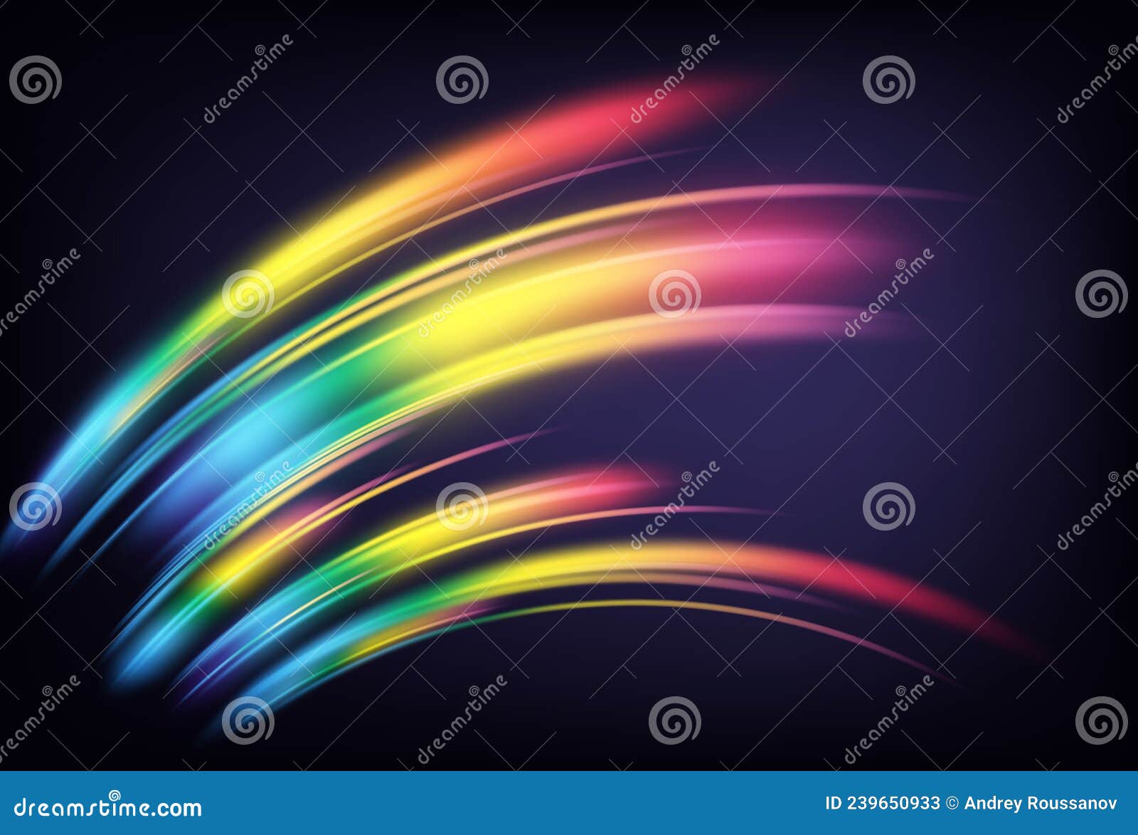 A Transparent Light Leak Camera Rainbow Streak Effect. an Optical Lens ...