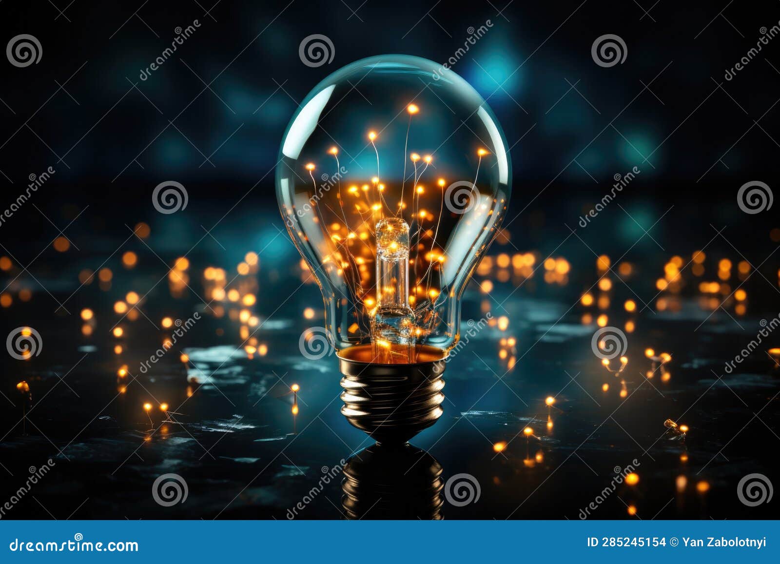 Transparent Lightbulb and Innovation Symbols from Transparency of Dots ...