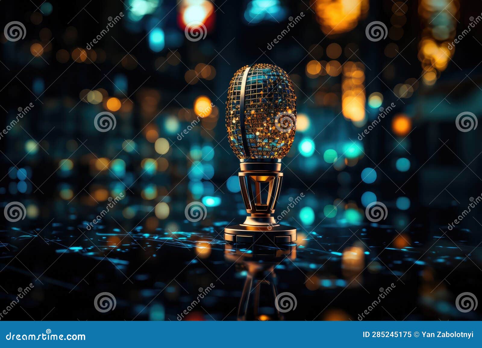 Transparent Microphone and Podcast Symbols from Transparency of Dots ...