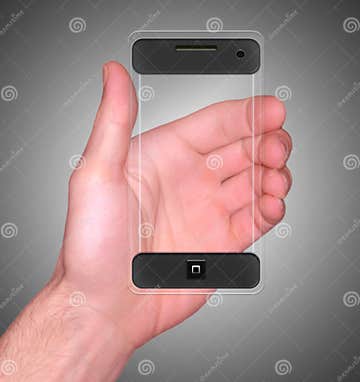 Transparent Mobile Smart Phone Stock Image - Image of design, hitech ...
