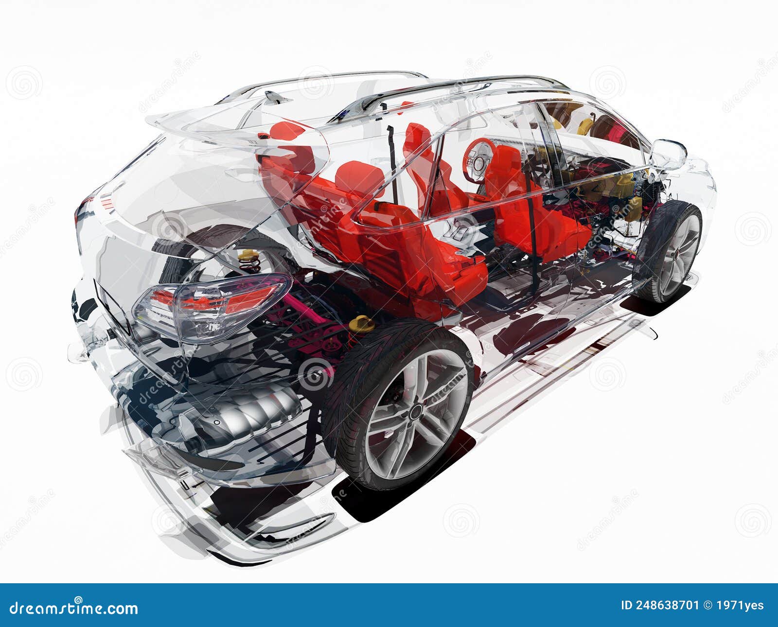 Transparent model cars stock illustration. Illustration of business ...