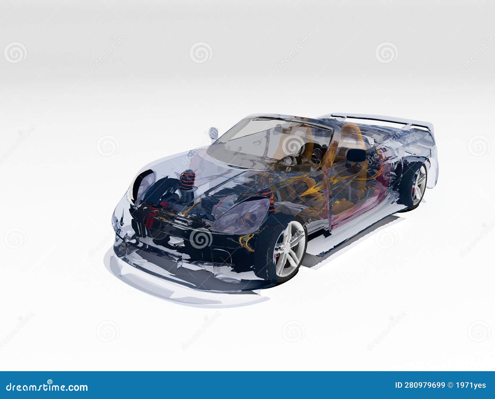 Transparent model cars stock illustration. Illustration of transport ...