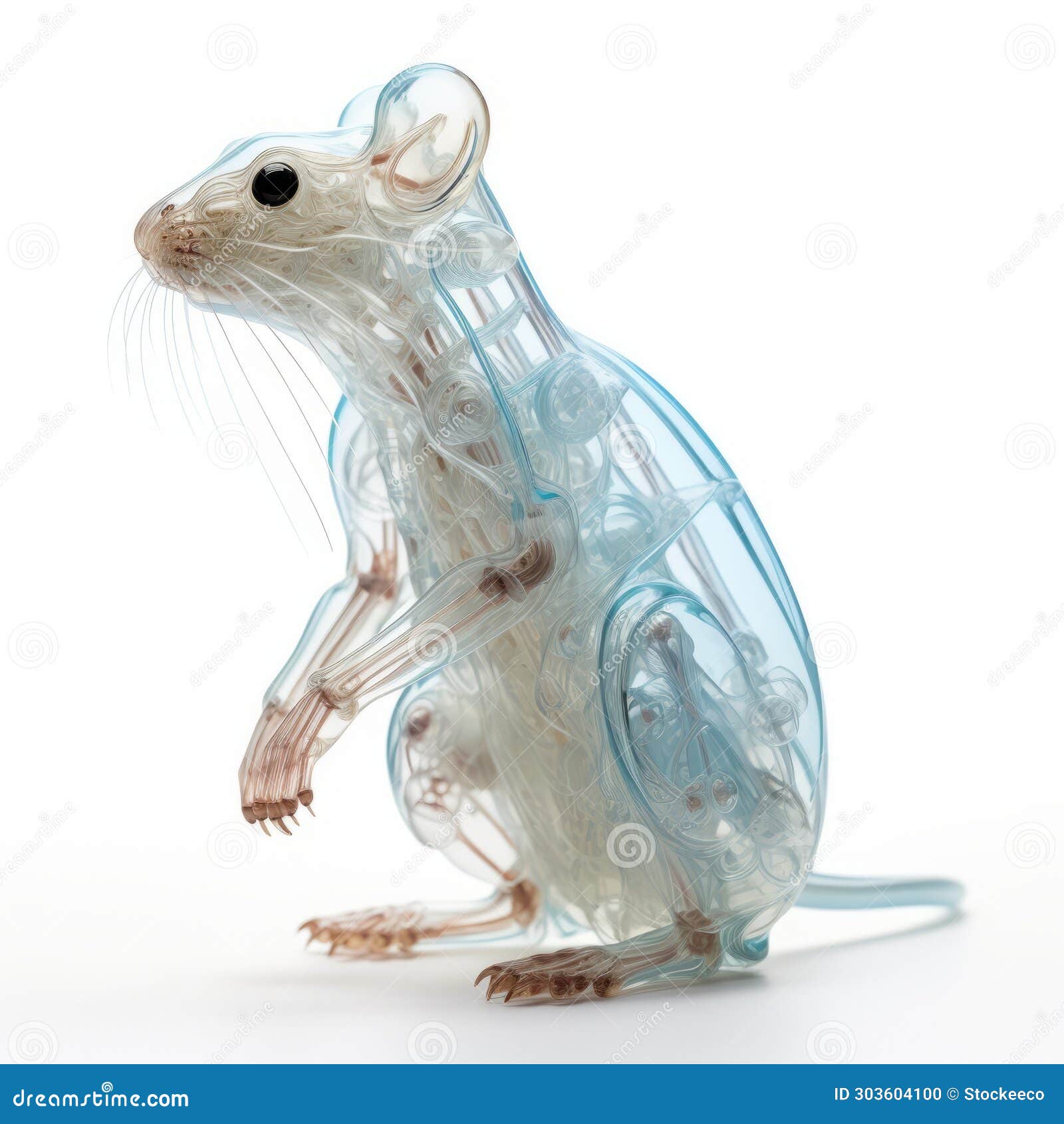 Transparent Mouse: a 3d Rendered Model Emulating Cell Layers Stock ...