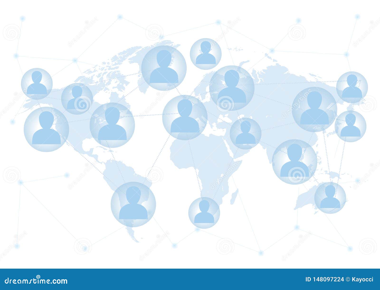 Transparent Network, World Map Background Stock Vector - Illustration ...