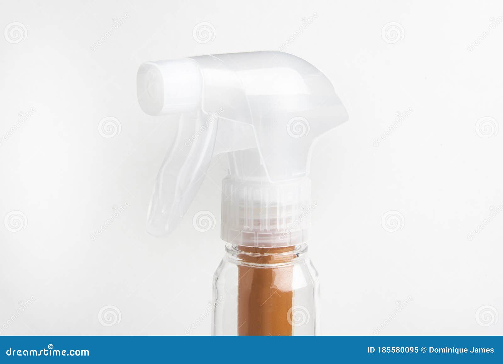 Transparent Nozzle Liquid Spray Plastic Dispenser Bottle Stock Image ...
