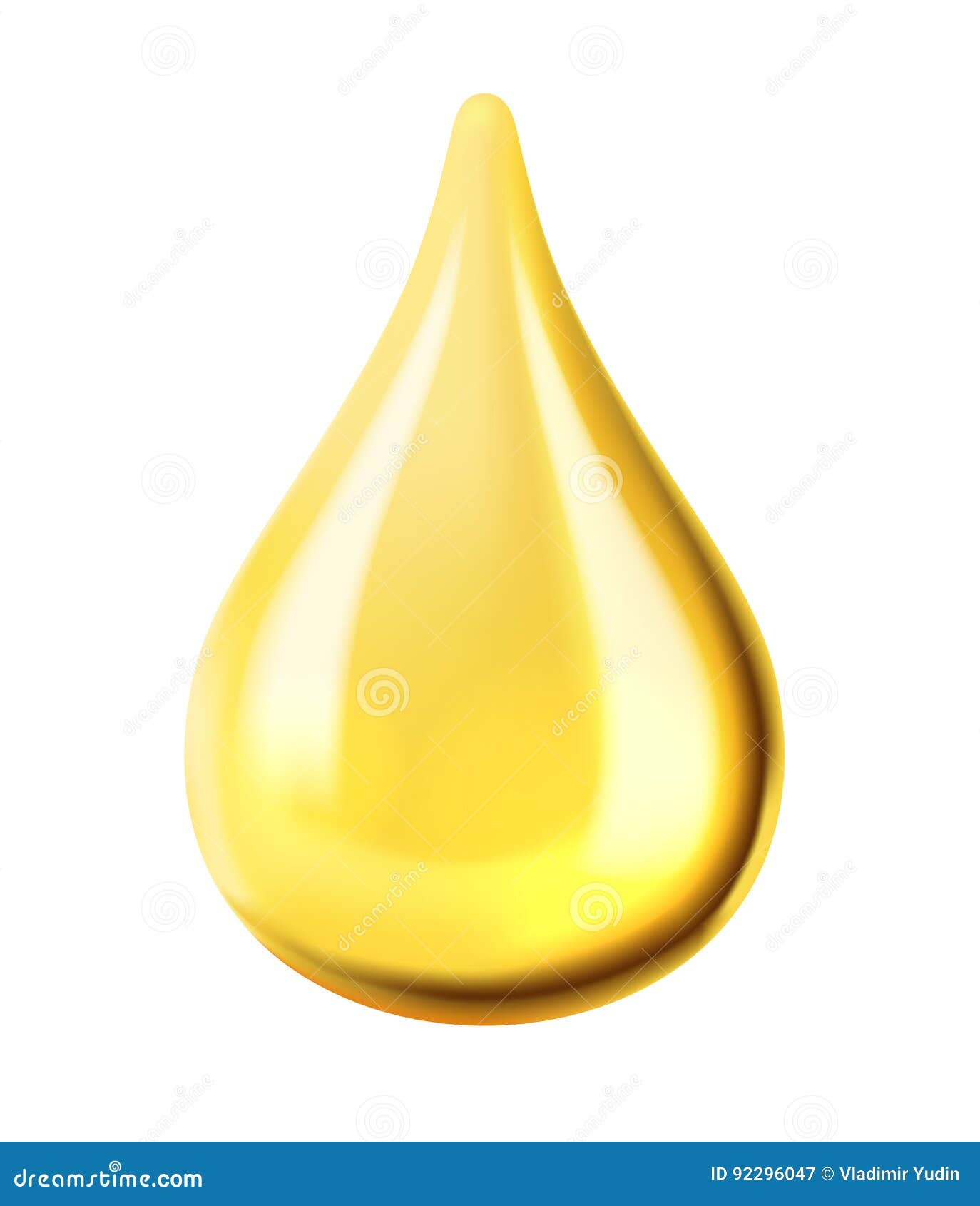 Transparent oil drop stock vector. Illustration of blank - 92296047