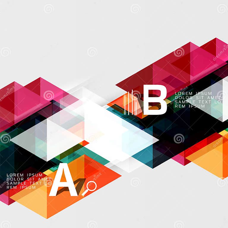 Transparent Overlapping Triangles Stock Vector - Illustration of mosaic ...