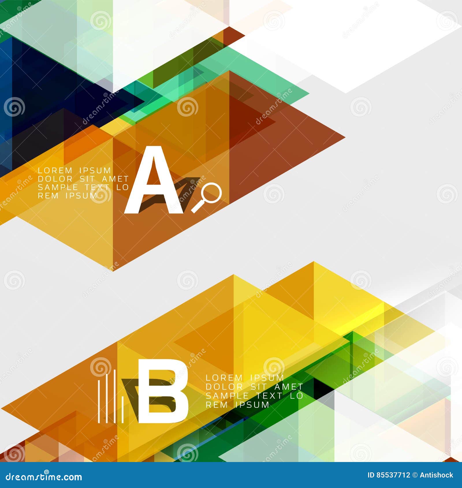 Transparent Overlapping Triangles Stock Vector - Illustration of design ...