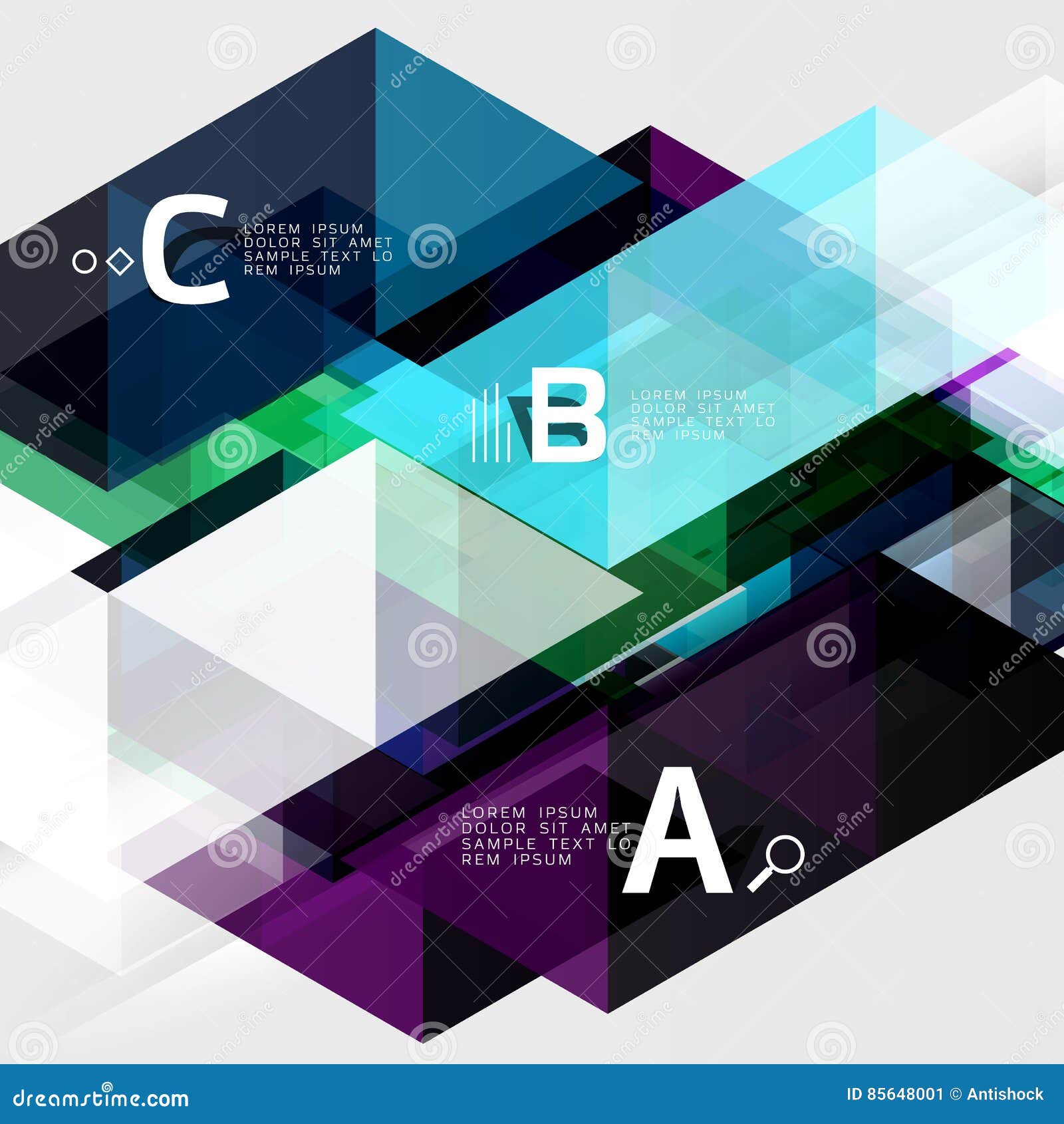 Transparent Overlapping Triangles Stock Vector - Illustration of mosaic ...