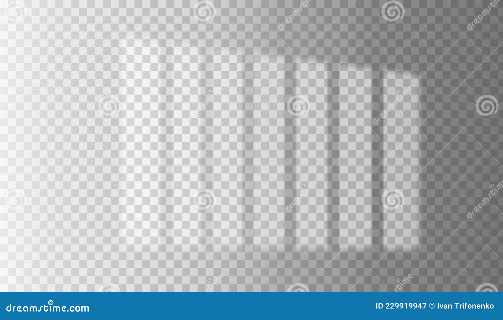 Transparent Overlay Shadow from a Window with Prison Bars Stock Vector ...