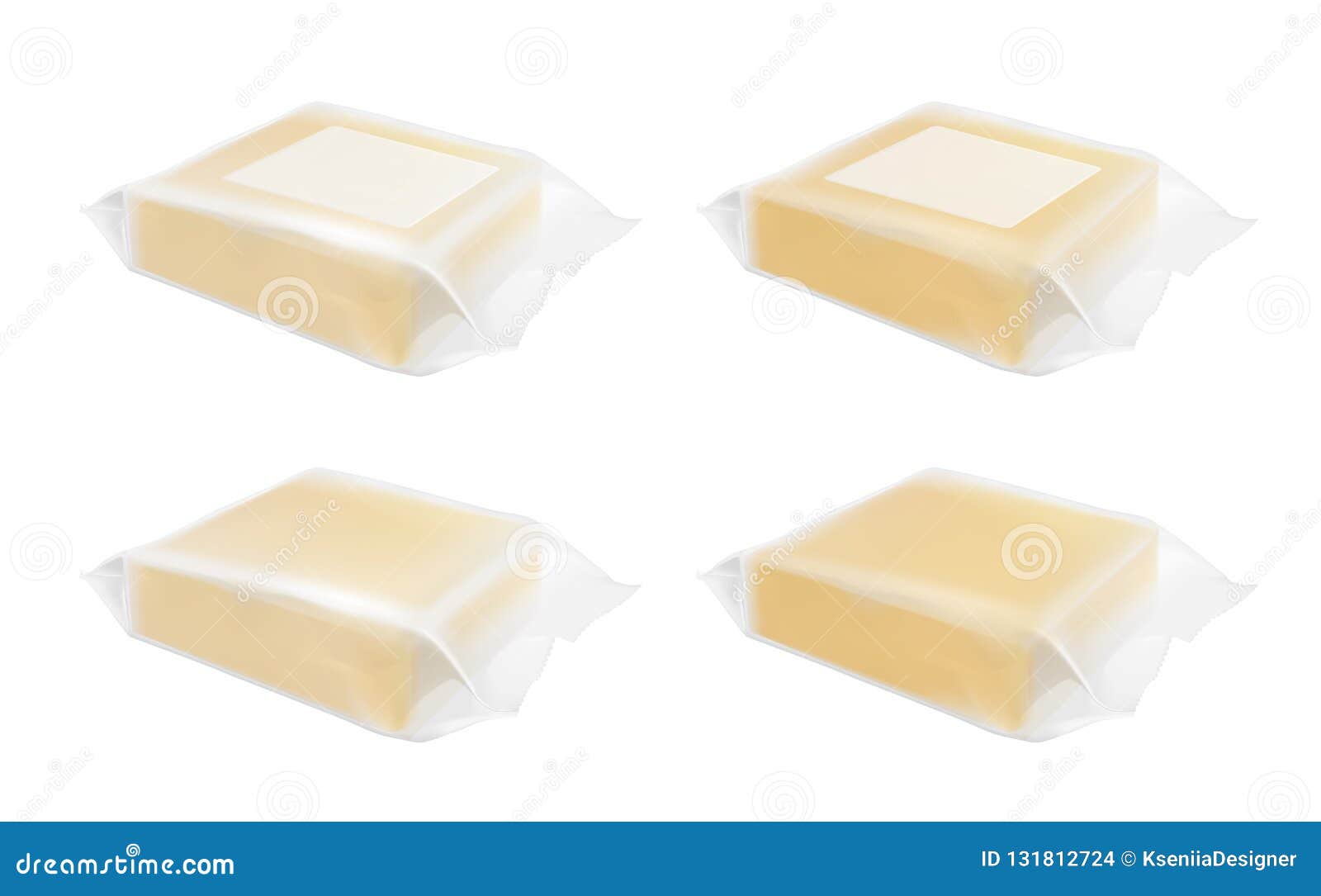 Transparent Packaging For Bread. Pack For Coffee, Sweets, Cookies ...