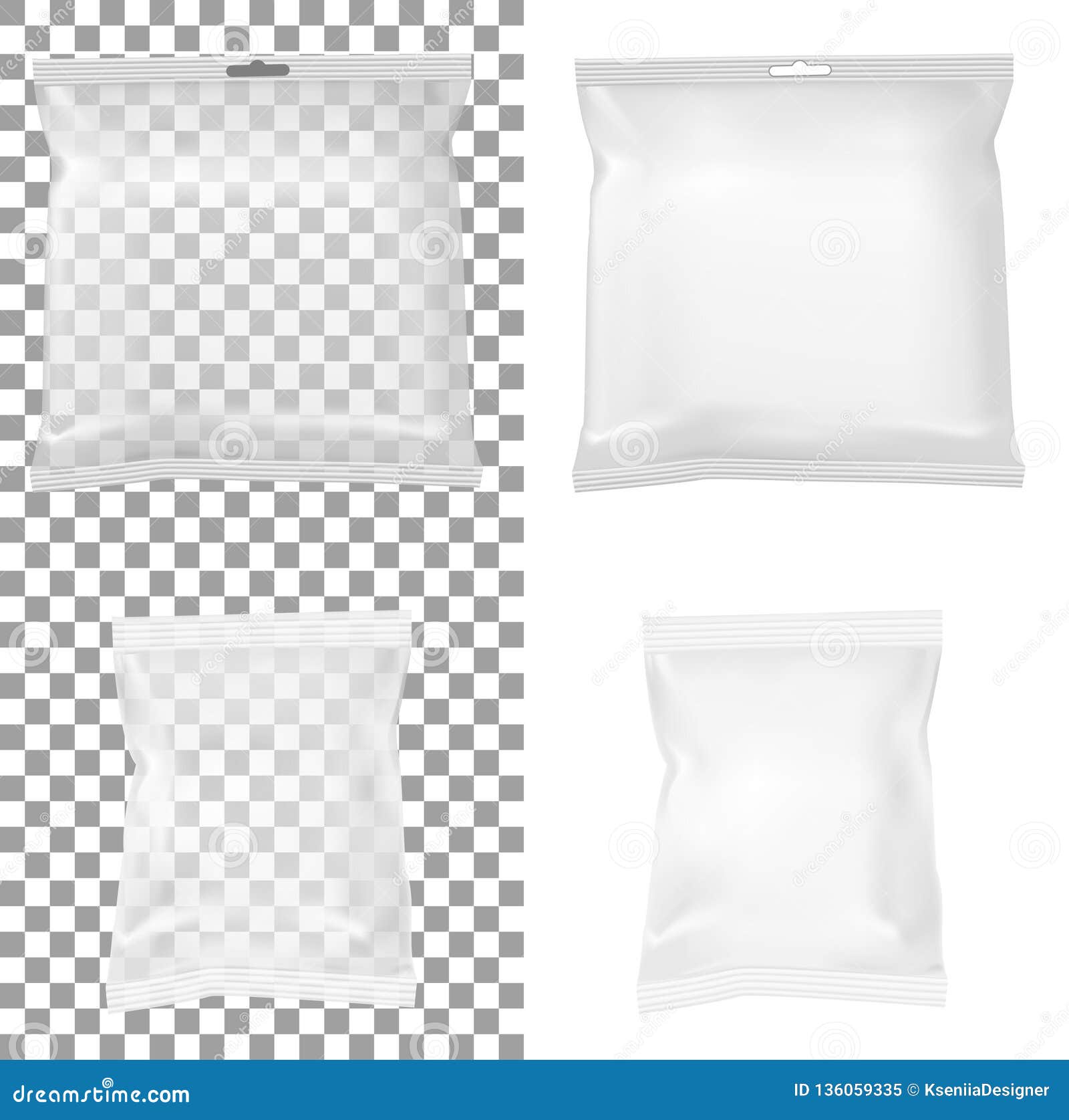 Transparent Packaging for Snacks, Food, Chips, Sugar and Spices ...