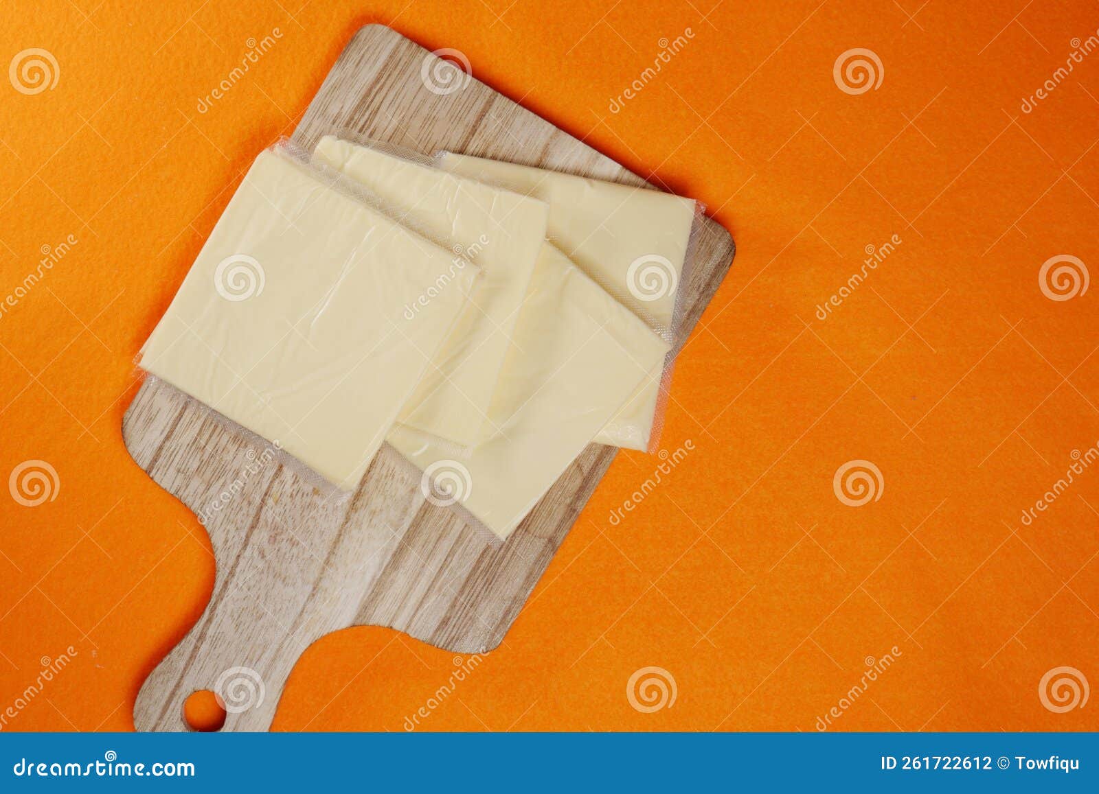 Transparent Packet with Slices of Cheese on Yellow , Stock Photo ...