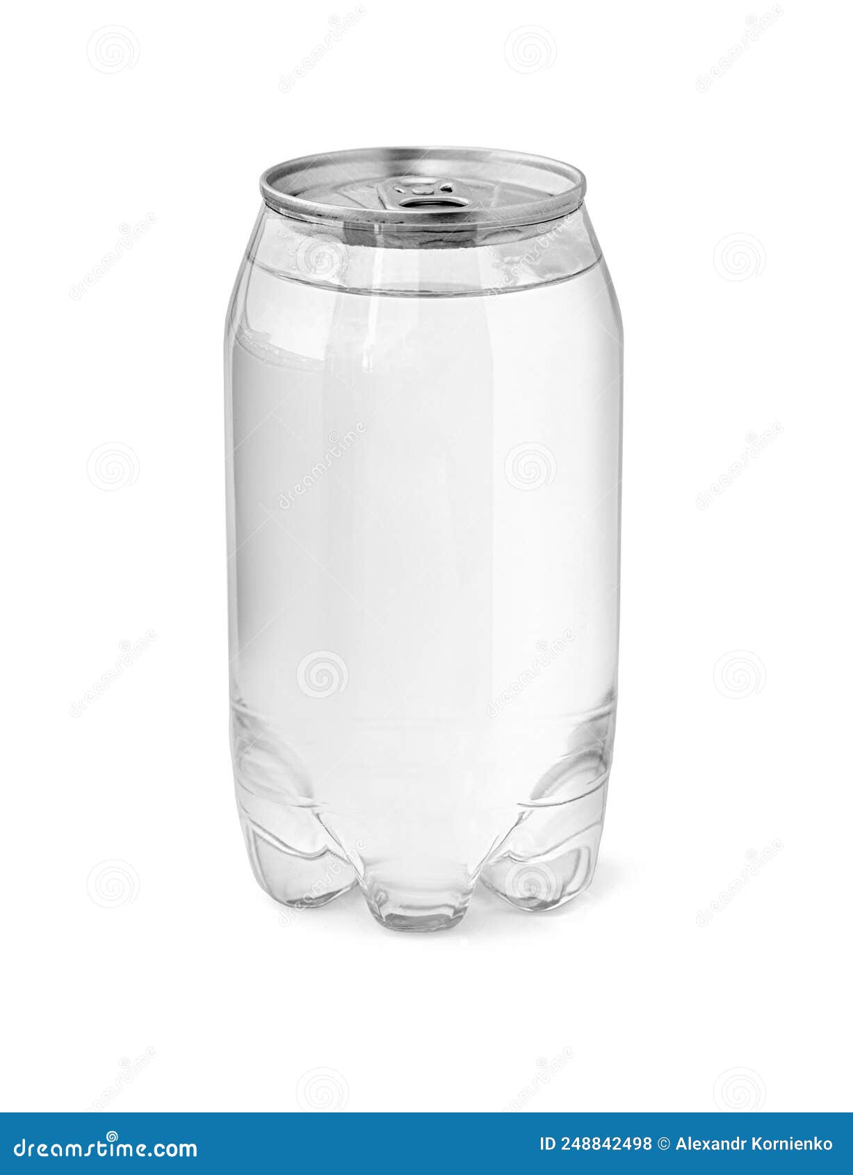 Transparent PET Can with a Drink Stock Photo - Image of bottled ...