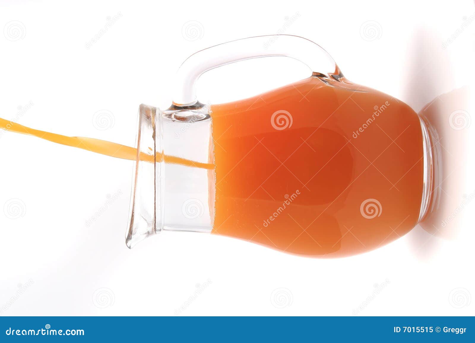 Transparent Pitcher with Orange Juice Stock Image - Image of ...